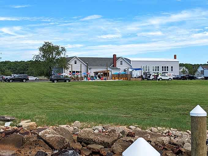 The unassuming exterior hides some of Maryland's finest seafood, proving you can't judge a crab cake by its building.
