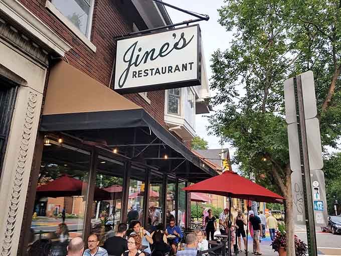 That classic brick facade and welcoming awning signal you've arrived at Rochester's breakfast headquarters, where hollandaise dreams come true.