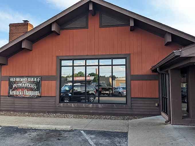 That rustic barn-style exterior isn't just for show, it's your first hint that serious smoking happens here.