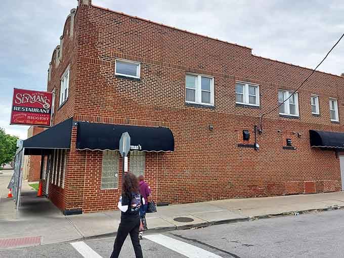The exterior promises nothing fancy, which is exactly how legendary delis should look before blowing your mind completely.