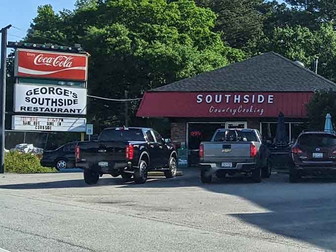 A packed parking lot full of pickup trucks is the South's version of a Michelin star, and this place earned it honestly.