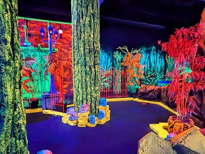 This underwater wonderland makes regular mini-golf look like it forgot to get dressed for the party.