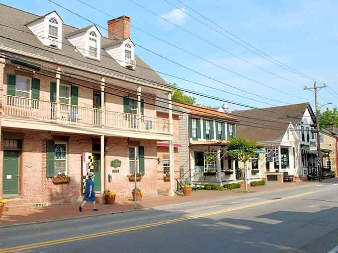The heart of downtown comes alive with buildings full of charm.