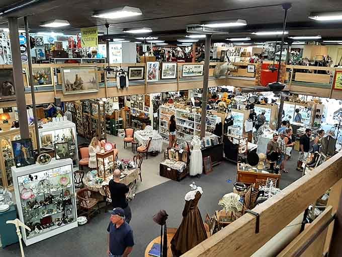 The multi-level layout means twice the treasure hunting and double the chances of finding something absolutely perfect.