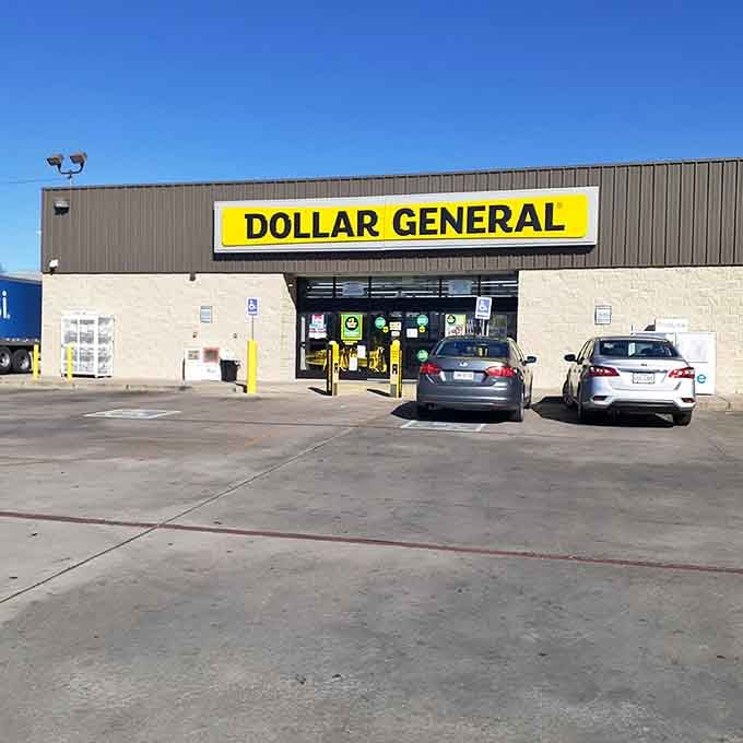 That iconic yellow sign beckons like a lighthouse for budget-conscious shoppers navigating the stormy seas of inflation.