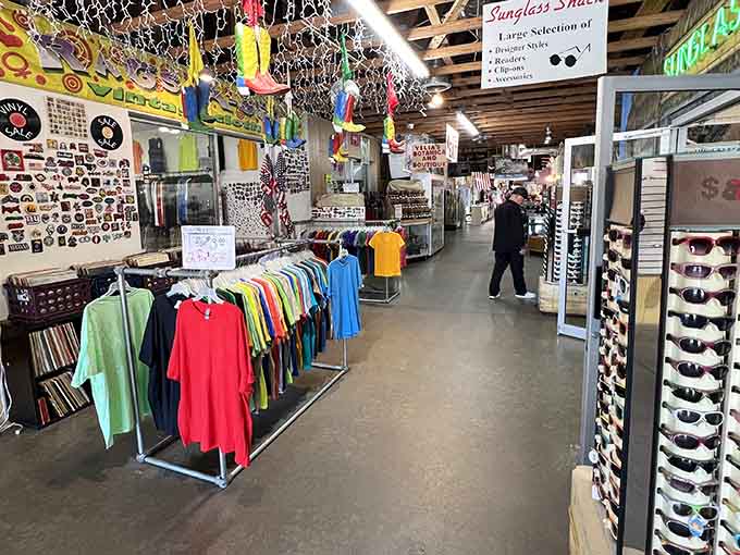 The clothing section at Red Barn offers everything from glasses to casual Florida fashion at prices that'll make your wallet do a happy dance.