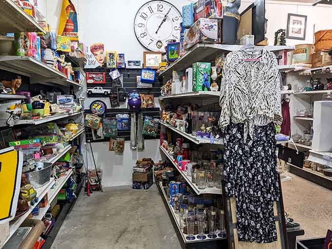 When your grandmother's attic collided with a time capsule, this glorious chaos of collectibles and curiosities was born.