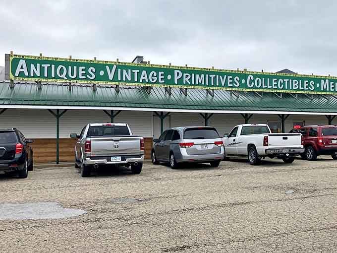 That green and white facade isn't just inviting you in – it's practically demanding you cancel your afternoon plans.