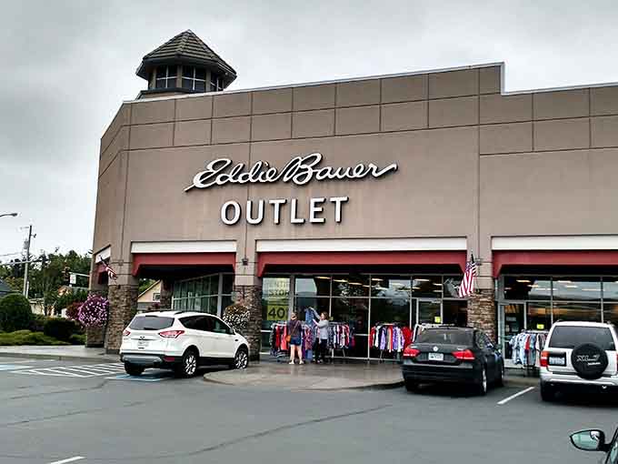 Eddie Bauer Outlet promises quality outdoor gear at prices that won't require you to sell your camping equipment.