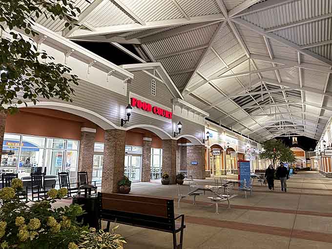 Tanger Outlets Pittsburgh stretches out like a shopper's playground, inviting you to explore every corner and crevice.