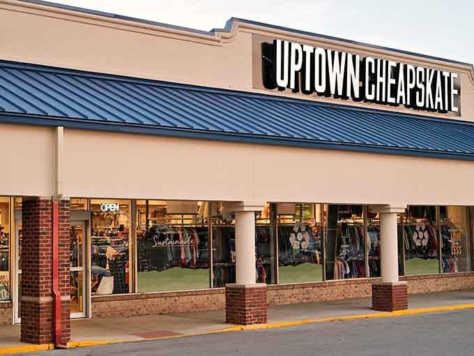 From the outside, it looks like any shopping center, but inside lies the secret to dressing well without going broke.