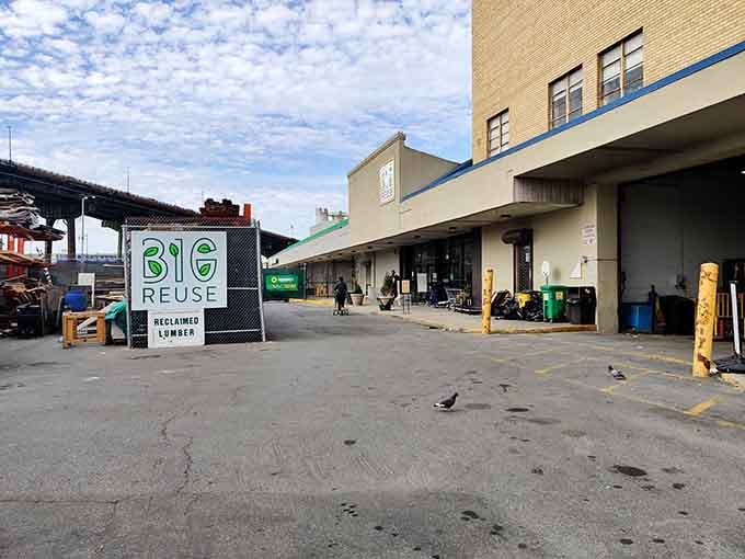 The unassuming facade of Big Reuse in Brooklyn hides a treasure trove of secondhand wonders waiting for their second act.