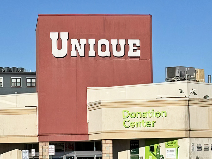 That bold red sign isn't just announcing a store&mdash;it's declaring a treasure hunting headquarters for the entire DMV area.
