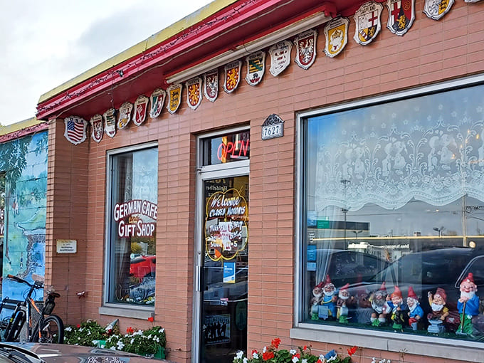 That Bavarian cottage exterior isn't fooling anyone&mdash;those window gnomes are planning something, and it involves carbs.