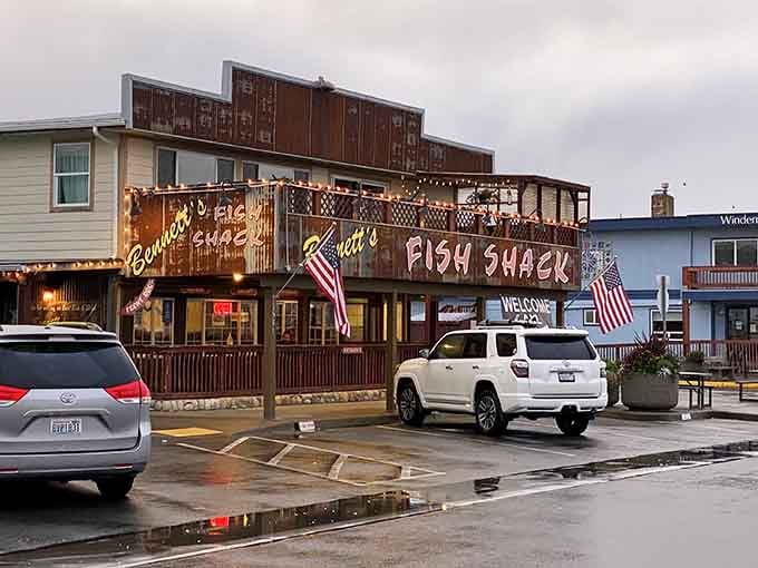 The rustic charm of Bennett's proves that the best meals often come from places that prioritize flavor over fancy facades.