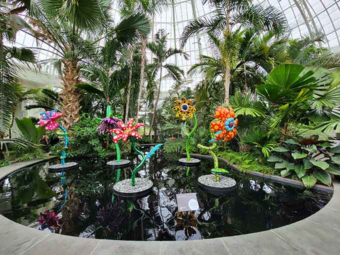 These vibrant floral art installations prove that gardens and galleries make surprisingly perfect partners together.