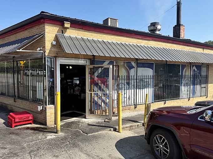 That smokestack isn't just for show; it's a promise being kept in real-time with hickory and oak.