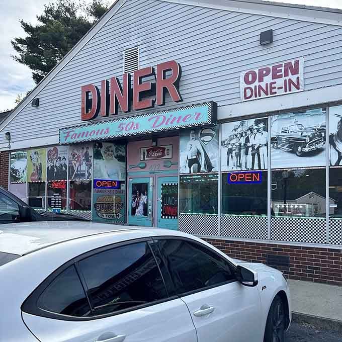 That exterior isn't whispering its theme, it's shouting it through a vintage megaphone with pure retro confidence.