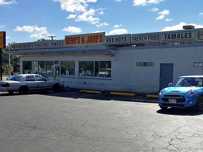 That white brick building holds more delicious secrets than your grandmother's recipe box ever did.
