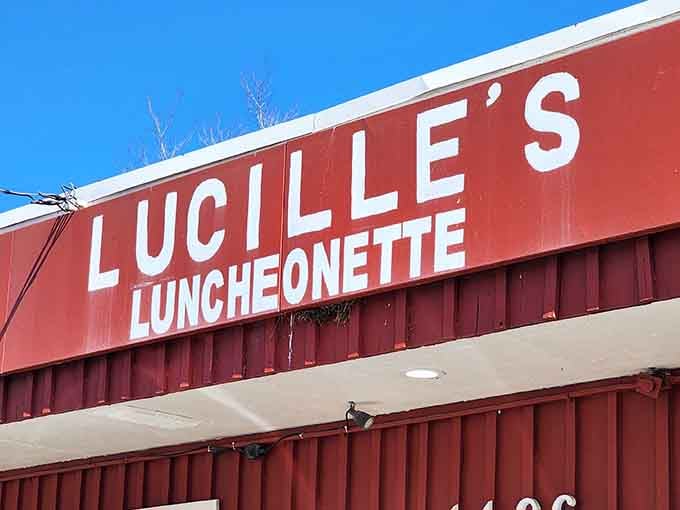 The sign says "Luncheonette" but locals know this is where breakfast dreams come true every single morning.