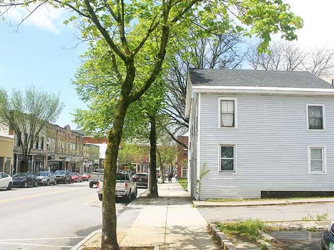Main Street Bennington offers that perfect small-town vibe where parking spots are plentiful and nobody's in a hurry&mdash;except maybe for fresh coffee.