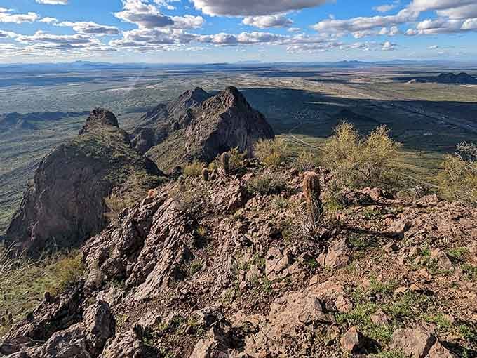 That view from the summit isn't just Instagram-worthy, it's the kind of panorama that makes your heart skip a beat.