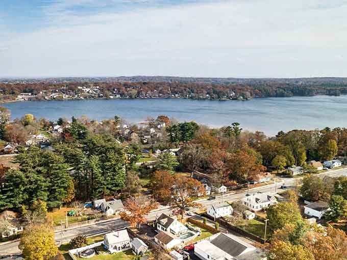 Johnson's Pond offers that perfect New England serenity where the water mirrors the sky and your worries seem to float away.