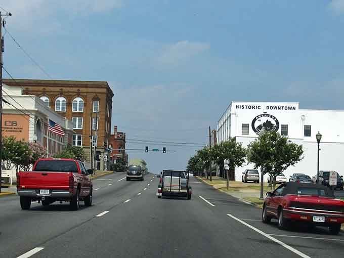 Small-town streets where parking is actually possible and road rage is just something you've heard about on TV.