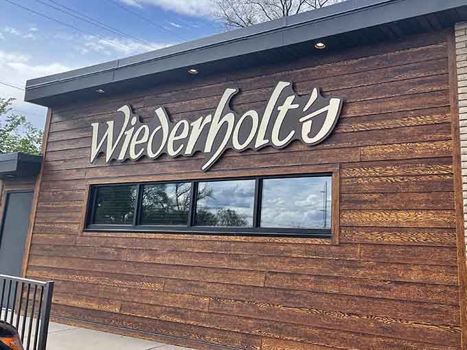 The wood-paneled exterior promises old-school supper club charm, and trust me, it delivers on every delicious word.