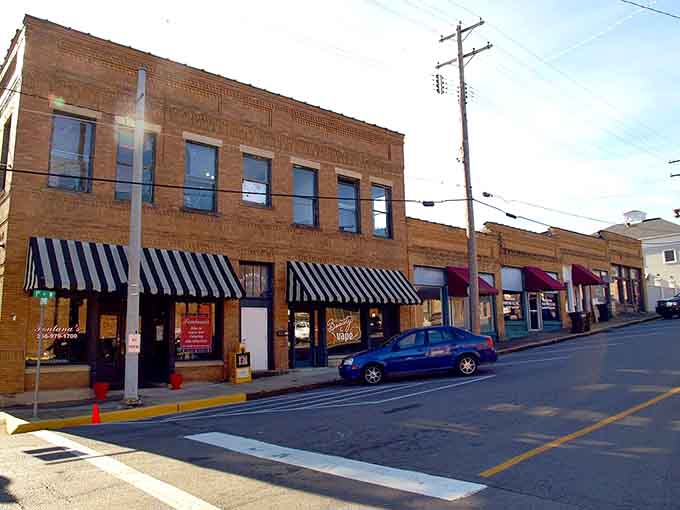 These aren't just brick buildings with striped awnings; they're time machines to when downtown was everyone's living room and Amazon was just a river.