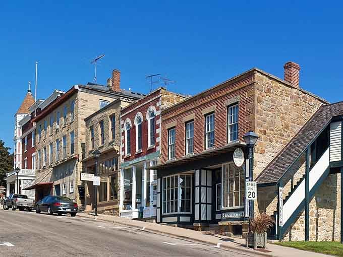 High Street looks like someone hit pause on 1850, except with better parking and fewer horses leaving surprises.