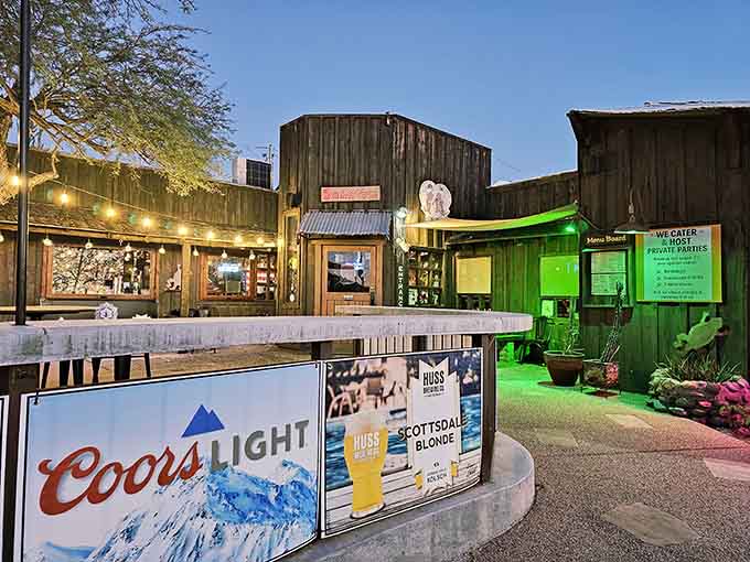 When a restaurant's exterior looks like the Wild West had a yard sale, you know you're in for something special.