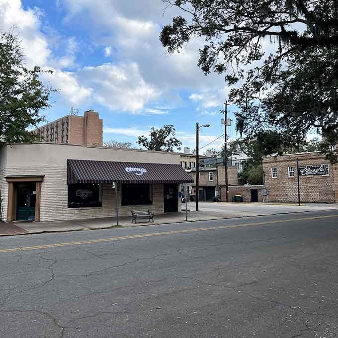 That classic diner exterior promises the kind of breakfast that makes you want to cancel all your plans.