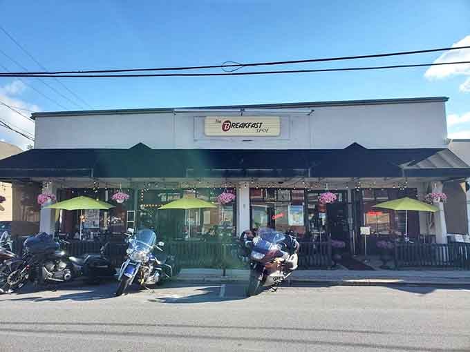 The unassuming exterior hides a time machine that runs on maple syrup and nostalgia.