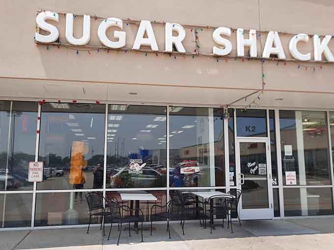 The unassuming storefront of Sugar Shack beckons with retro charm and the promise of comfort food that won't break the bank.