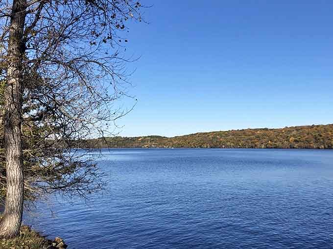 The St. Croix River stretches out like nature's own infinity pool, minus the overpriced resort fees.