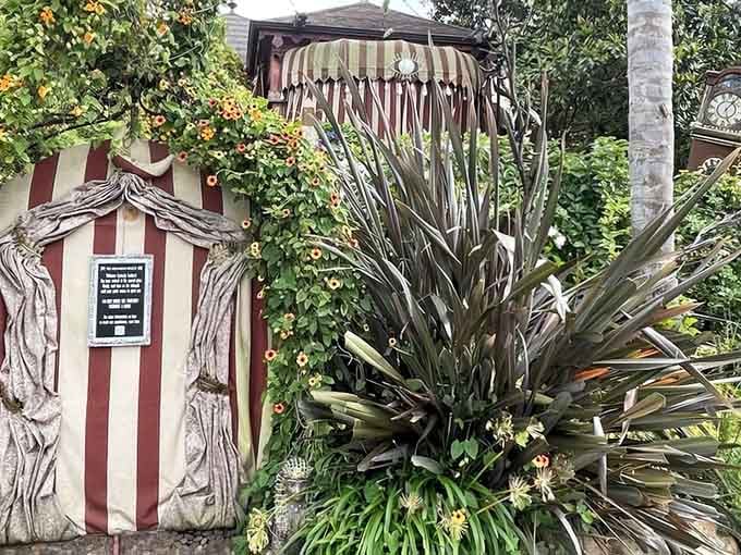 When your neighbor's house looks like it ate a circus tent and decided to keep the stripes.