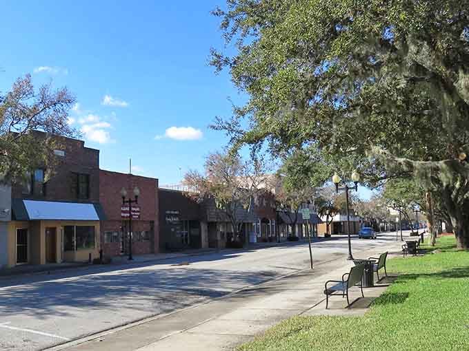 Downtown Palatka moves at a pace where you can actually cross the street without risking your life.
