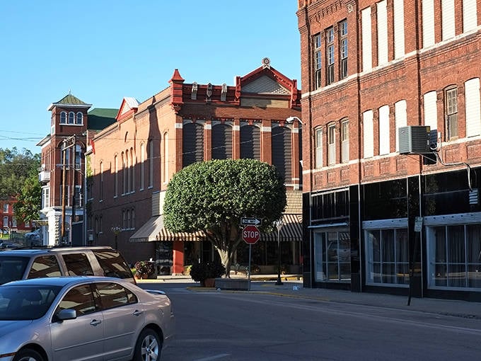 Downtown Fort Madison showcases a perfect small-town tableau &ndash; where century-old architecture meets modern small business in a harmonious blend.a