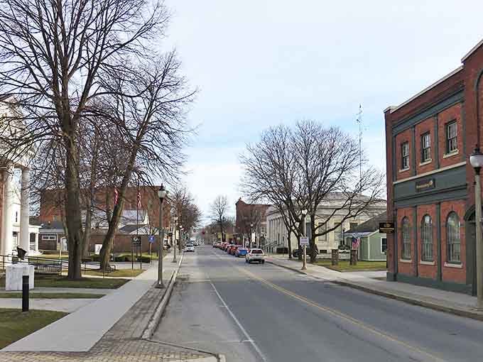 Main Street Bennington offers that perfect small-town vibe where parking spots are plentiful and nobody's in a hurry&mdash;except maybe for fresh coffee.