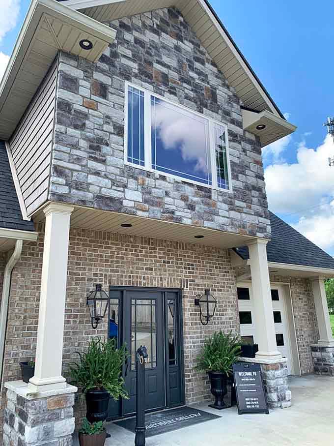 The stone and brick exterior looks inviting enough, but what waits inside will haunt your dreams tonight.