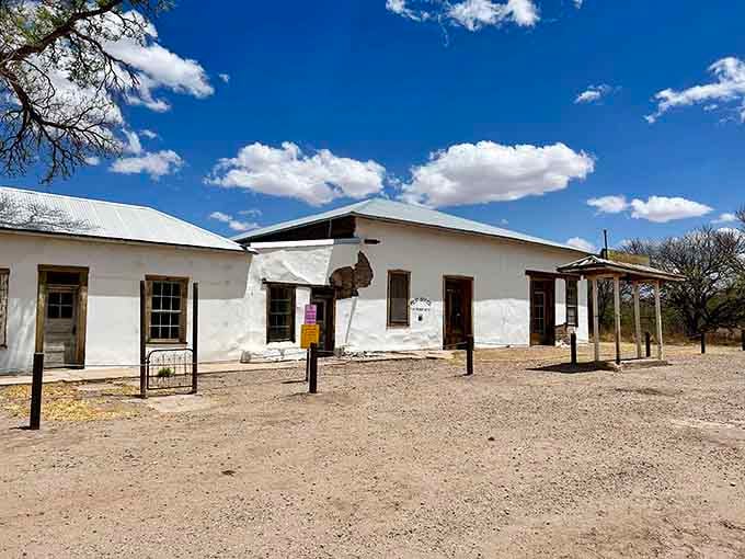 The Fairbank townsite stands ready for its close-up, looking remarkably photogenic for being over a century old.