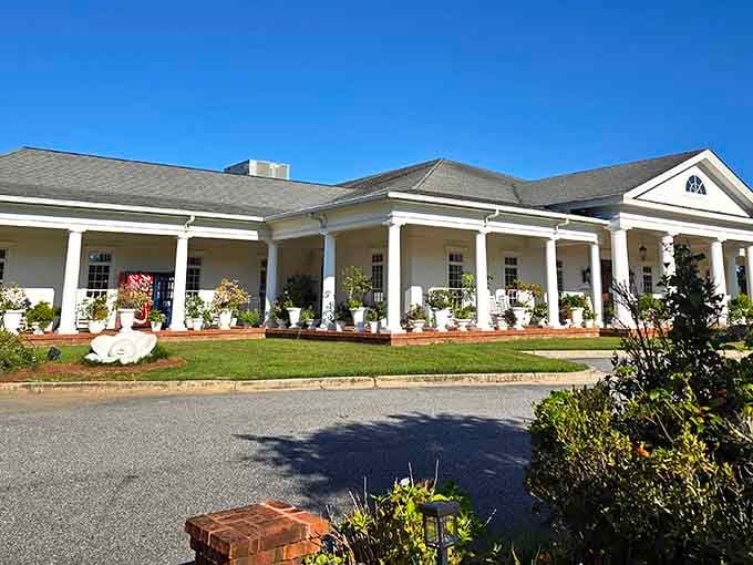 That's not a country club, folks. That's where dolls come into this world with more fanfare than most humans.