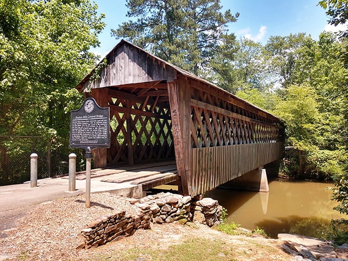 This isn't just a bridge, it's a 90-foot time machine that doesn't require a flux capacitor or sports car.
