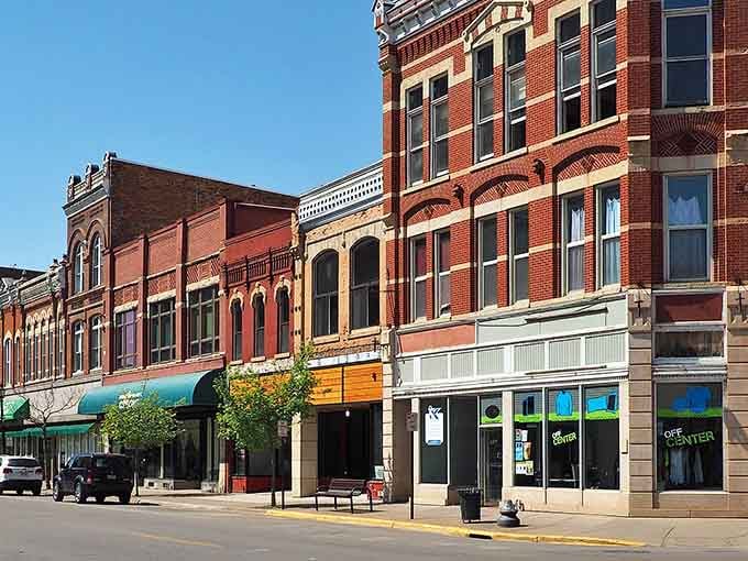 Winona's historic downtown architecture tells stories of lumber baron wealth in every ornate brick and archway detail.