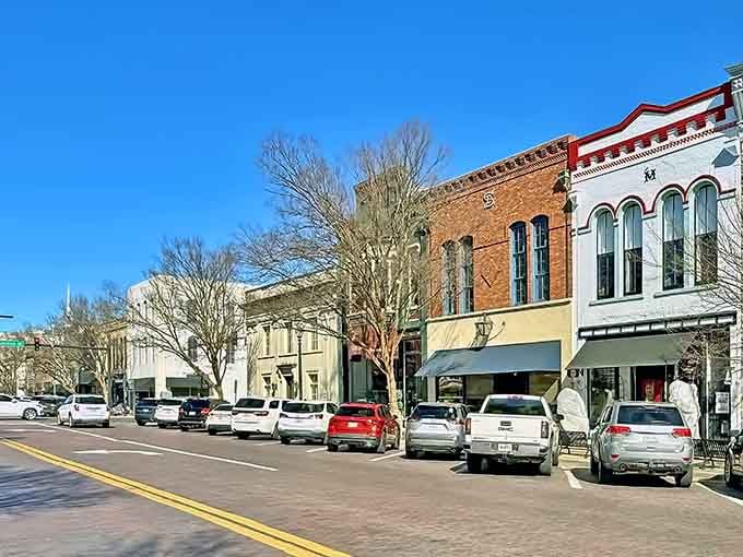 Broad Street's colorful buildings create a real-life Norman Rockwell painting where locals actually know your name.