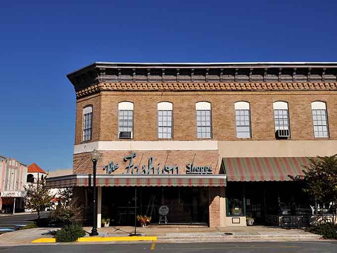 Downtown Waycross welcomes you with classic brick buildings that have witnessed generations of southern stories.