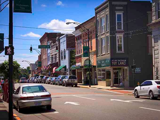 The architecture here proves that buildings used to have personality before everything became a boring glass box.