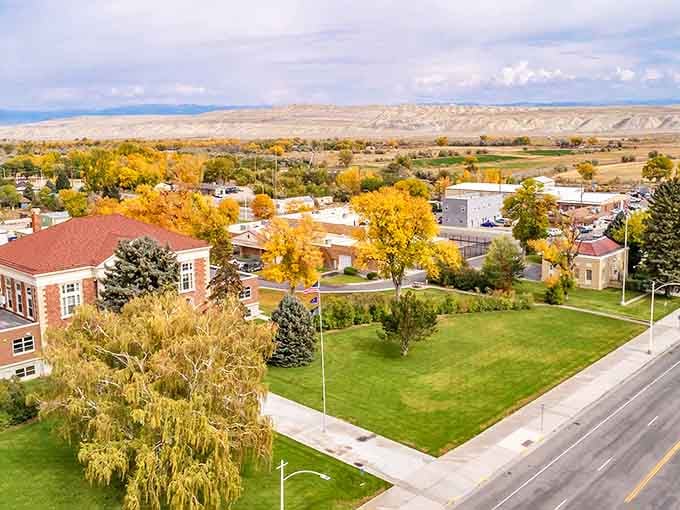 Basin's autumn colors paint the town in gold, proving affordable beauty doesn't need a trust fund.