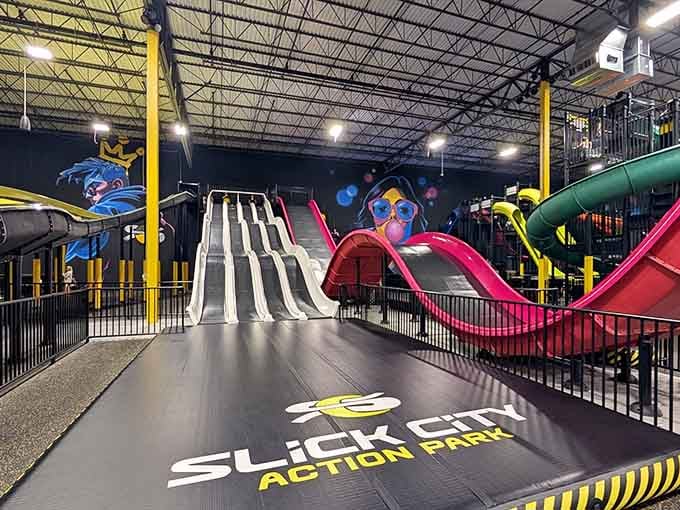 The warehouse of wonders where gravity becomes your best friend and brightest enemy all at once.